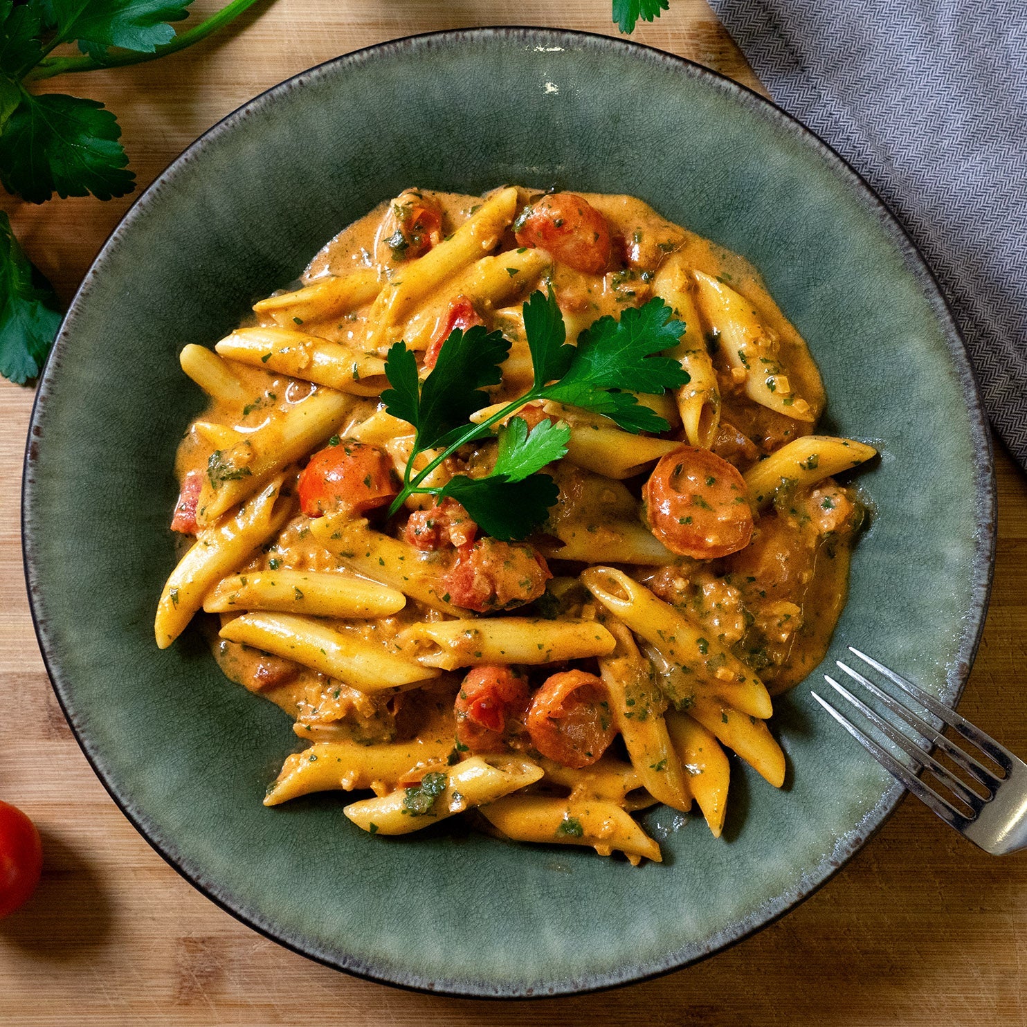 Penne Cinque Pi e Manzo – Tom Tasty