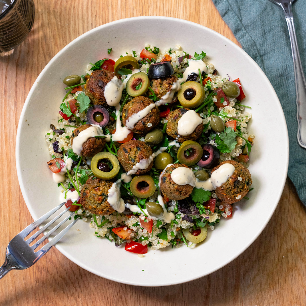 Mediterranean Falafel Bowl ⚖️ – Tom Tasty